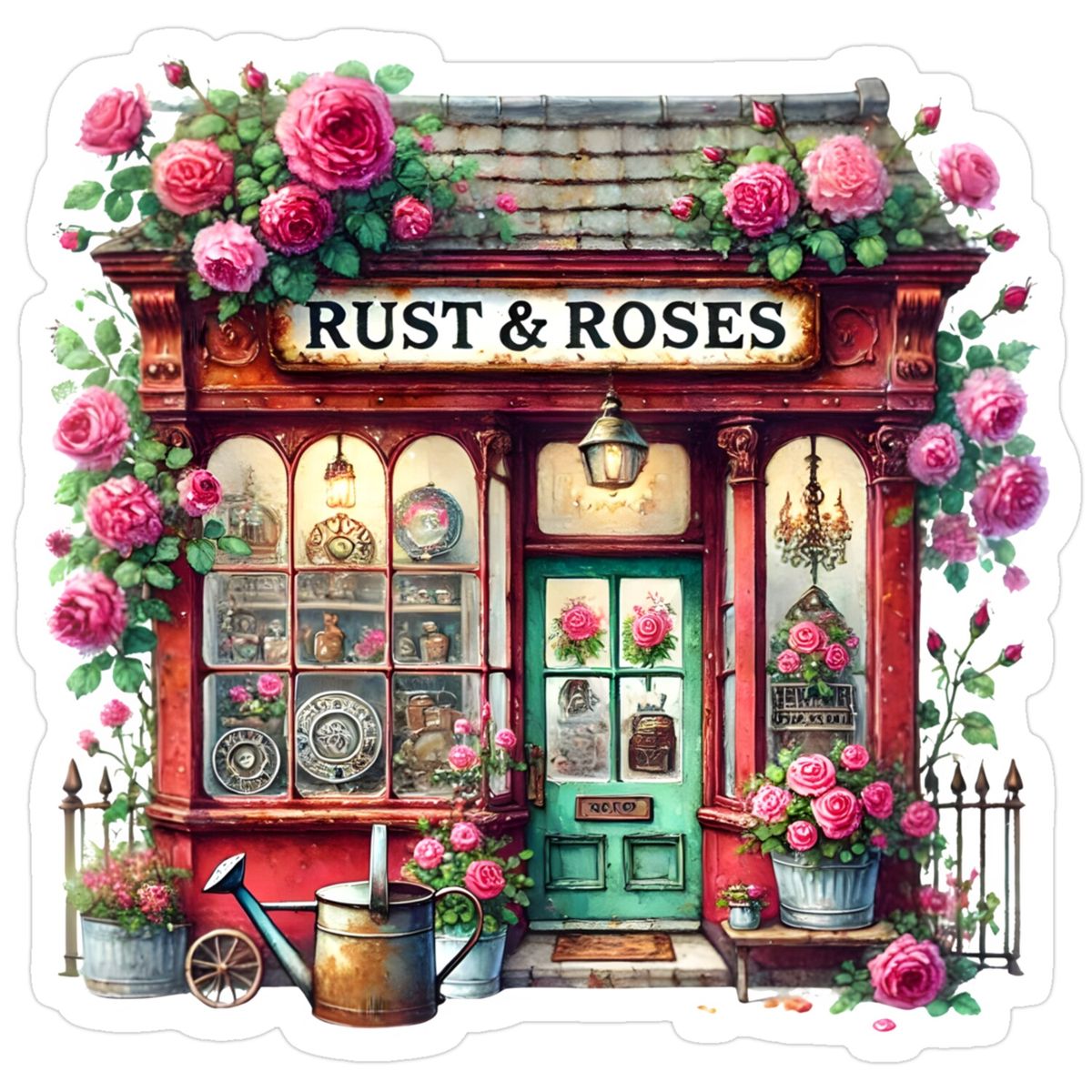 Paint by Numbers Kit Rust&Roses – diyartpaint